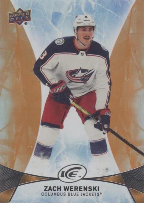 2021-22 Upper Deck Ice - 2020-21 Base Zach Werenski #17 Orange for sale ...