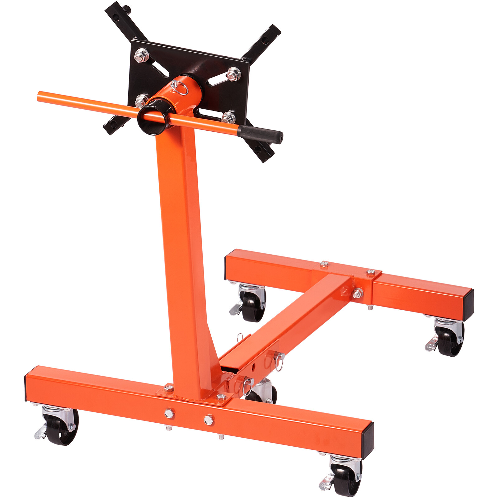 VEVOR Folding Engine Stand 1500LBS Motor Hoist Dolly w/Adjustable ...