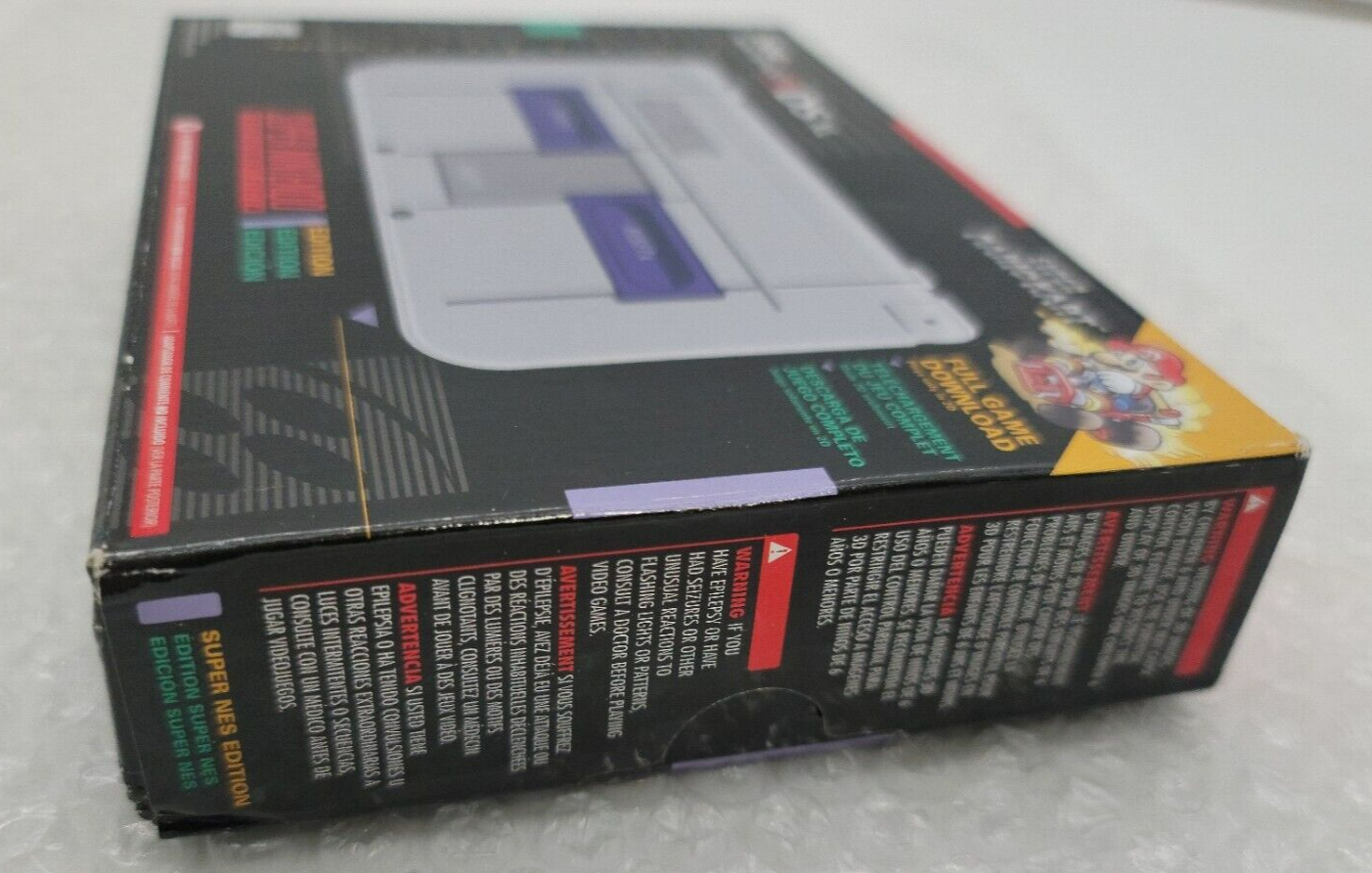 Nintendo New Nintendo 3DS XL SNES Edition Gray 4 GB Handheld Console ...