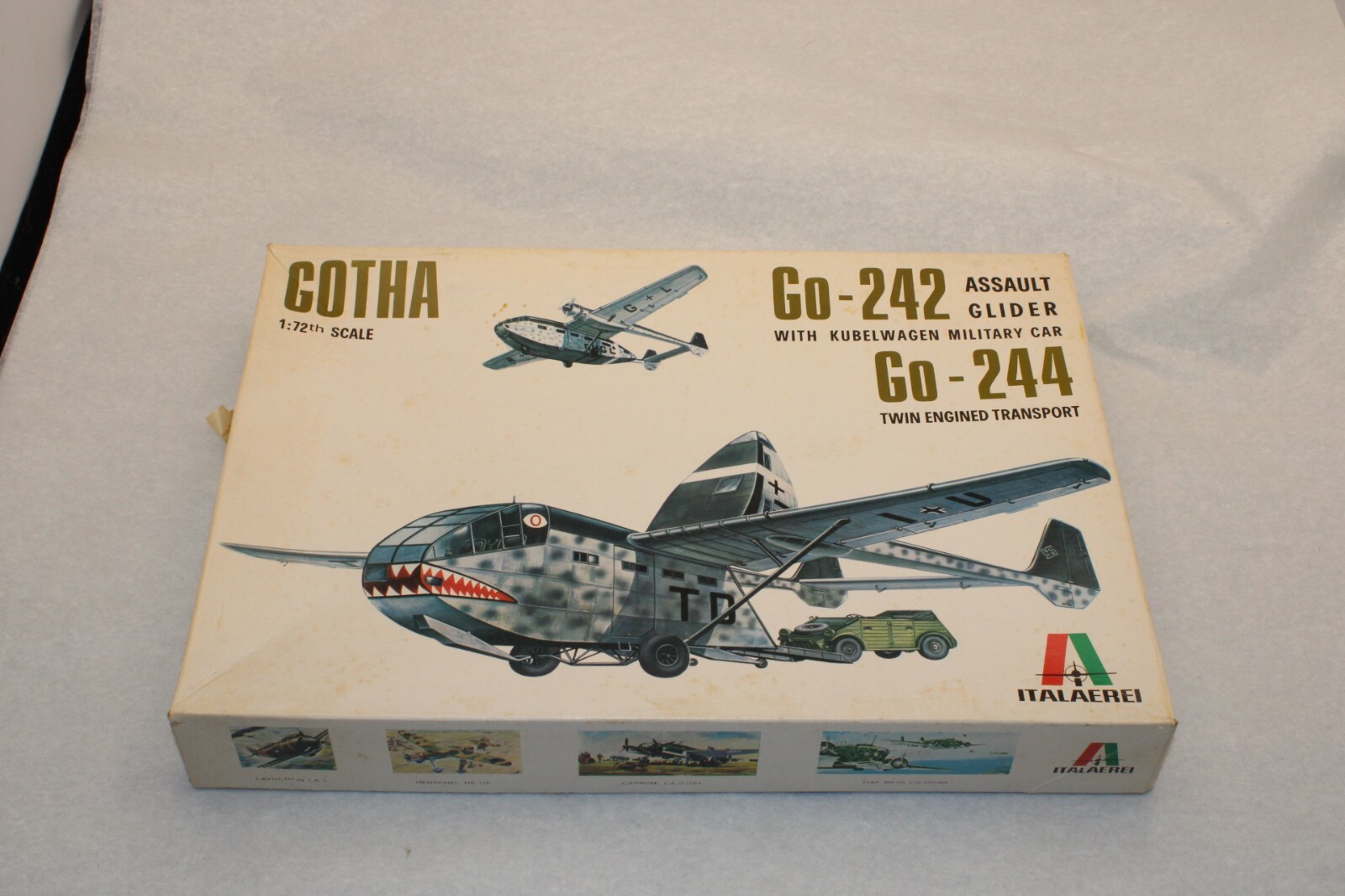 Italaerei Gotha Go-242 Go-244 W Kubelwagen 1/72 Model Kit - sealed ...