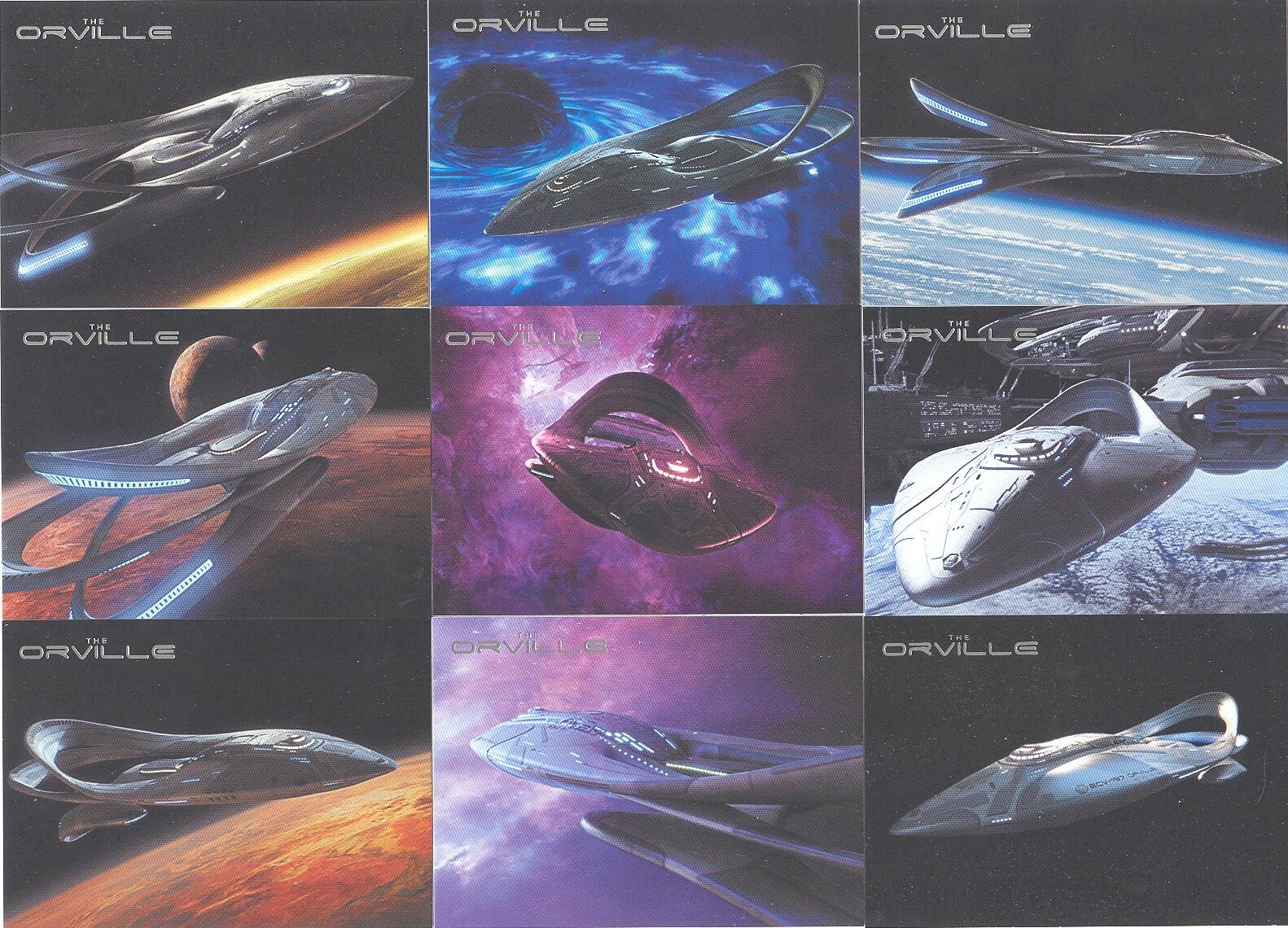 2019 Fox's The Orville Season One The Orville Ship Card Set - 9 Chase ...