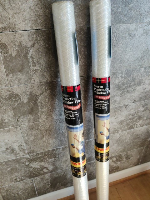 3M Storm Protection Window Film Use Instead Of Tape Helps Hold ...