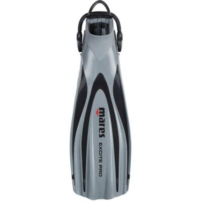 Open Box Mares Excite Pro Open Heel Fins, Grey, Size: X-Large | eBay