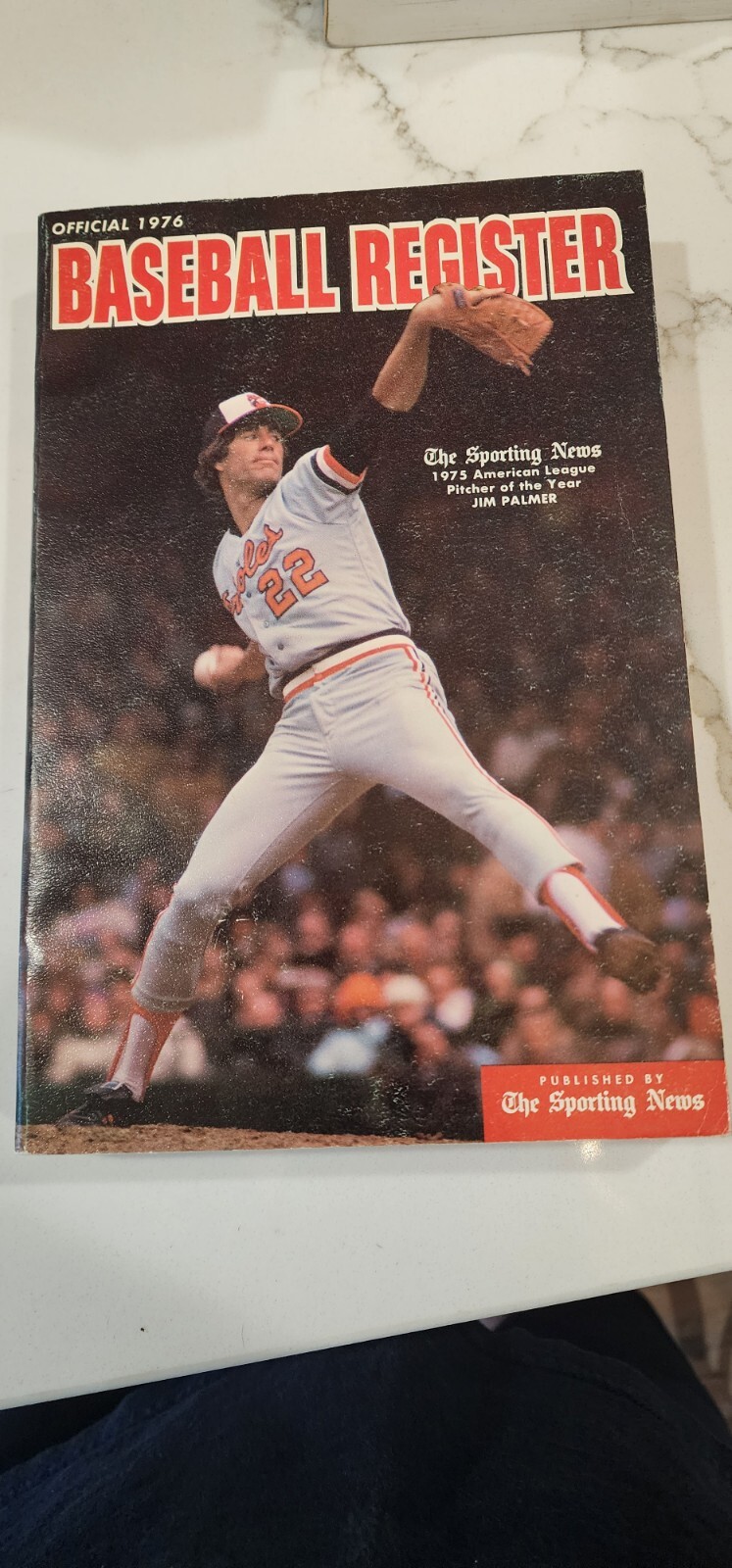 💥MLB 1976 Official Baseball Register Jim Palmer Orioles 💥 | eBay