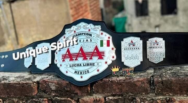 AAA Mega Campeon Mexico Wrestling Championship Title Replica Belt 2MM ...