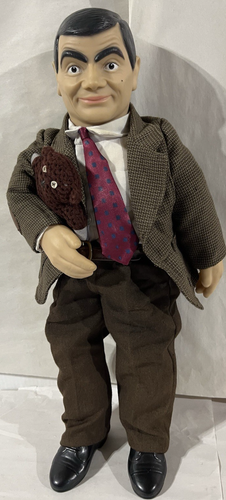 RARE Mr Bean & Teddy Doll Figure 1997 21 Inch Rowan Atkinson ITV 1990s ...