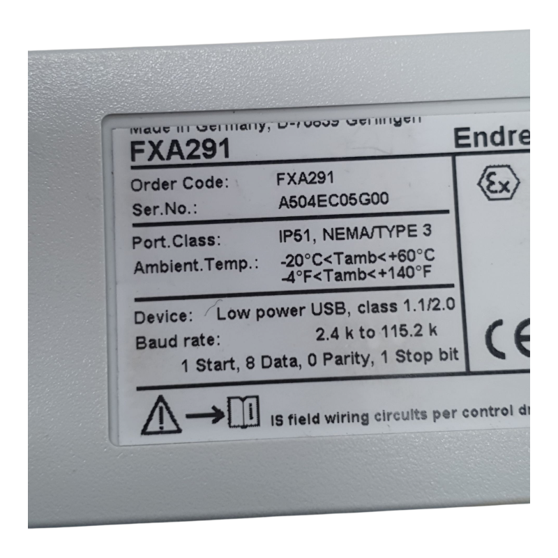 Endress+Hauser FXA291 Commubox for sale online | eBay