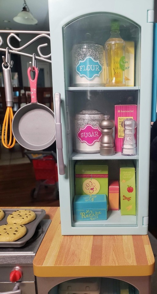 American Girl Doll Gourmet Kitchen Set Chair incl. **Excellent Cond ...