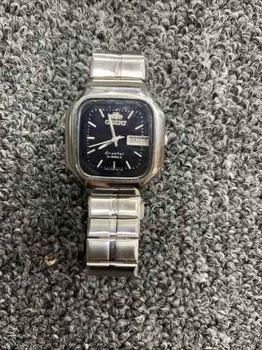 Rare square ORIENT CRYSTAL vintage automatic watch made in Japan 21J | eBay