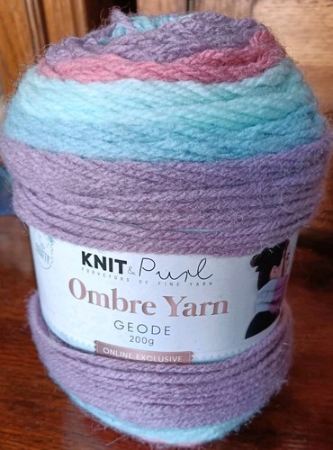 Aldi So Crafty Ombre Yarn - Geode - 1 x 200g | eBay
