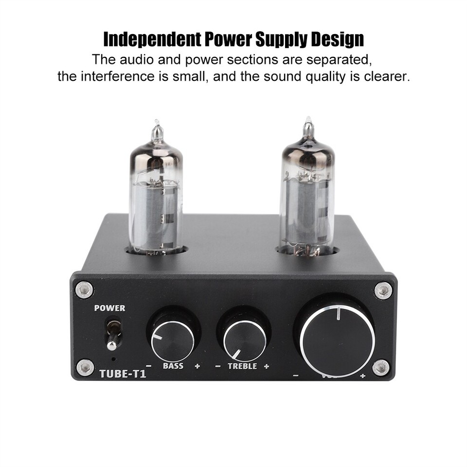 Valve Tube Preamplifier Amplifier HIFI Stereo Pre-amp Turntable Preamp ...