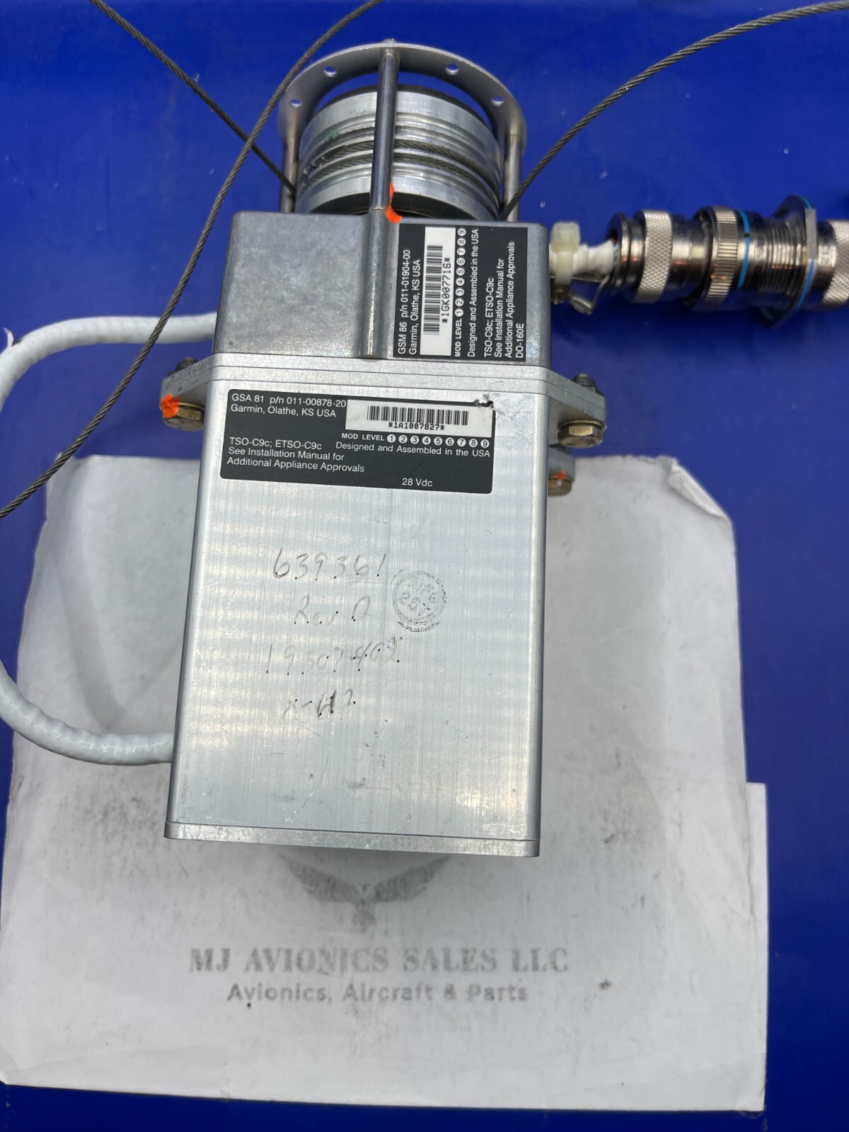 Garmin GSM-86/GSA-81 Actuator Servo 011-00878-20 WITH GEAR BOX P/N 011 ...