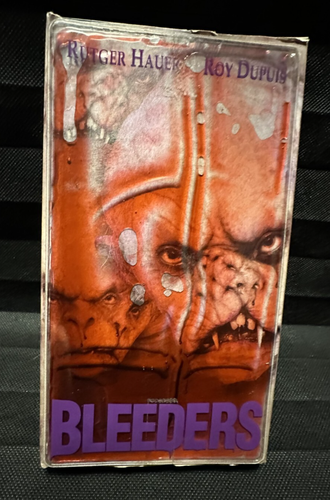 BLEEDERS/ VHS / RUTGER HAUER/ RARE BLOOD BAG COVER BOX/ HORROR | eBay