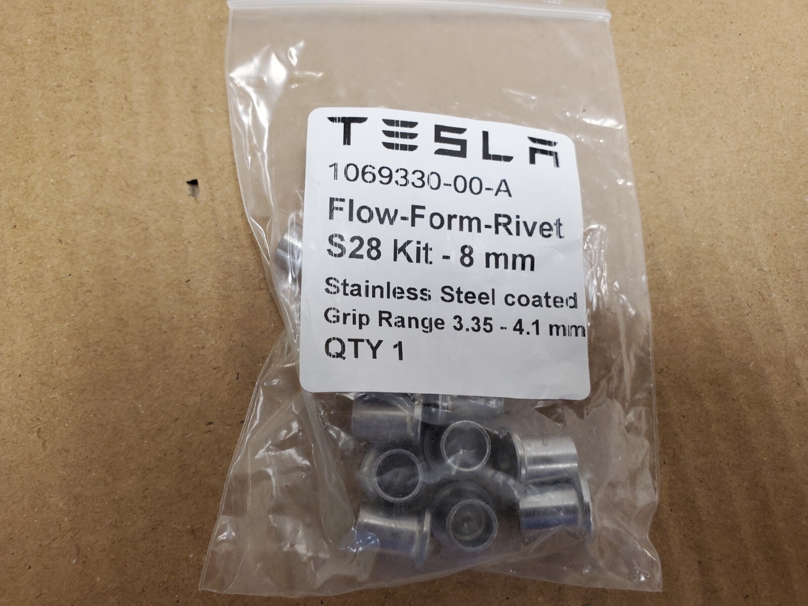 Tesla Rivet - Part # 1069330-00-A Flow Form Rivet -VOLUME PRICING SAVE ...