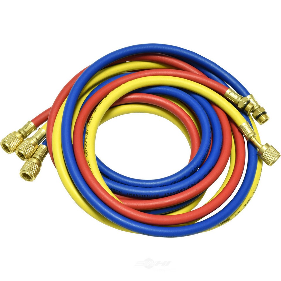 A/C Repair Tool HOSE SET RED/YLW/BLU 96in for R134 manifold gauge set ...