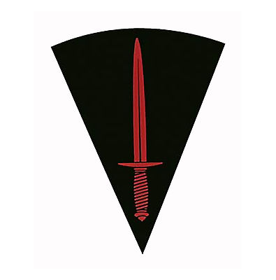 Commando Fighting Knife Vinyl Decal / Sticker 75mm x 75mm ( Royal ...