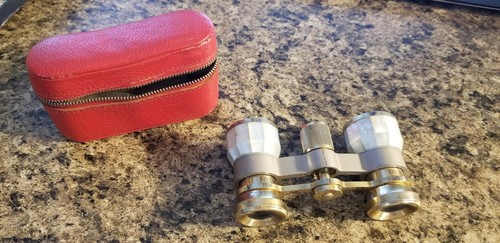 Vintage Jason Opera Glasses Japan 3X in Original Red Leather Case | eBay
