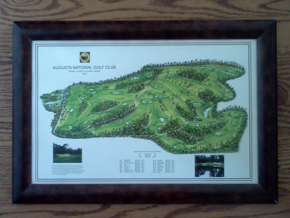 Oakmont 1903 Henry Fownes - Vintage Golf Course Map | eBay