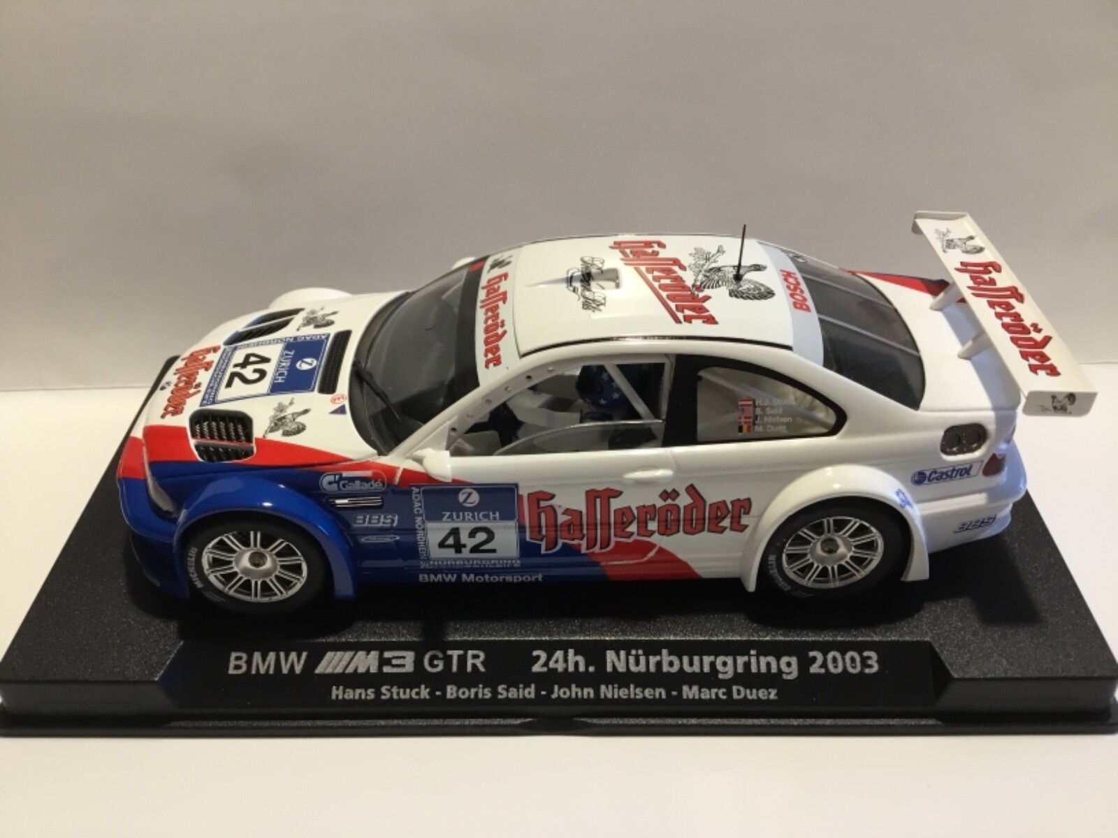 FLY CAR MODEL BMW M3 GTR 24H. NURBURGRING 2003 #42 -NEW! | eBay