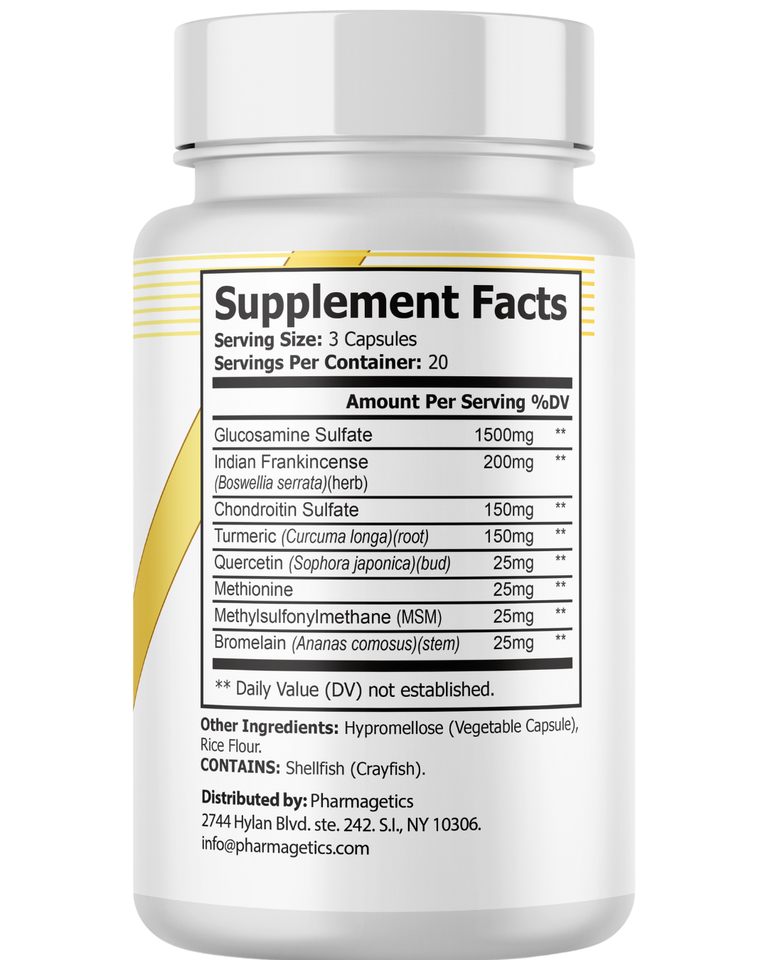 JointFusion Joint Support Pills, Joint Fusion Advanced Formula- 10 ...