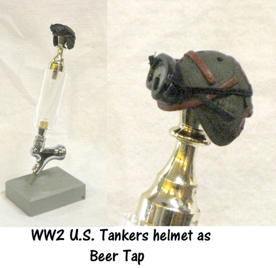 1/6 scale ww2 US Army tanker helmet as beer tap | eBay