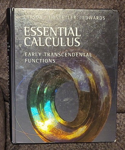 Essential Calculus: Early Transcendental Functions Hardback Book Brooks ...