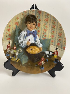 Little Jack Horner 8.5" Decorative Collectors Plate John McClelland ...