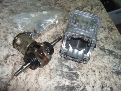 Poulan pro pr4218 piston cylinder used oem chainsaw part bin 450 | eBay