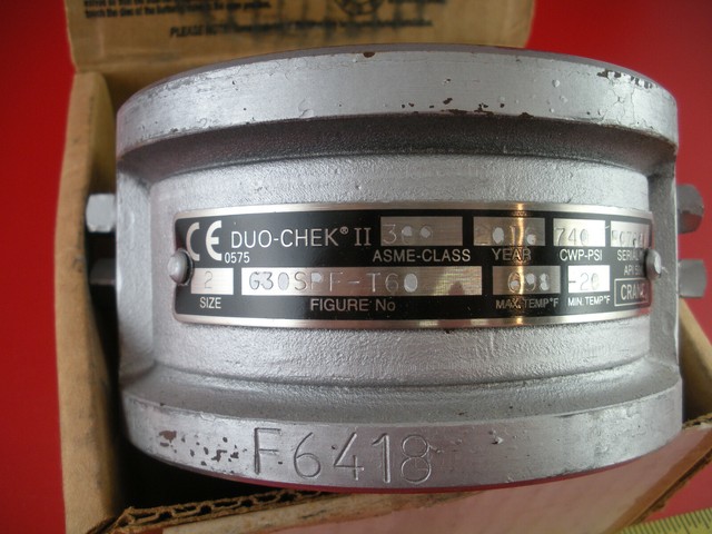 Crane Duo-Check II 3" Check Valve G30SPF-T60 for sale online | eBay