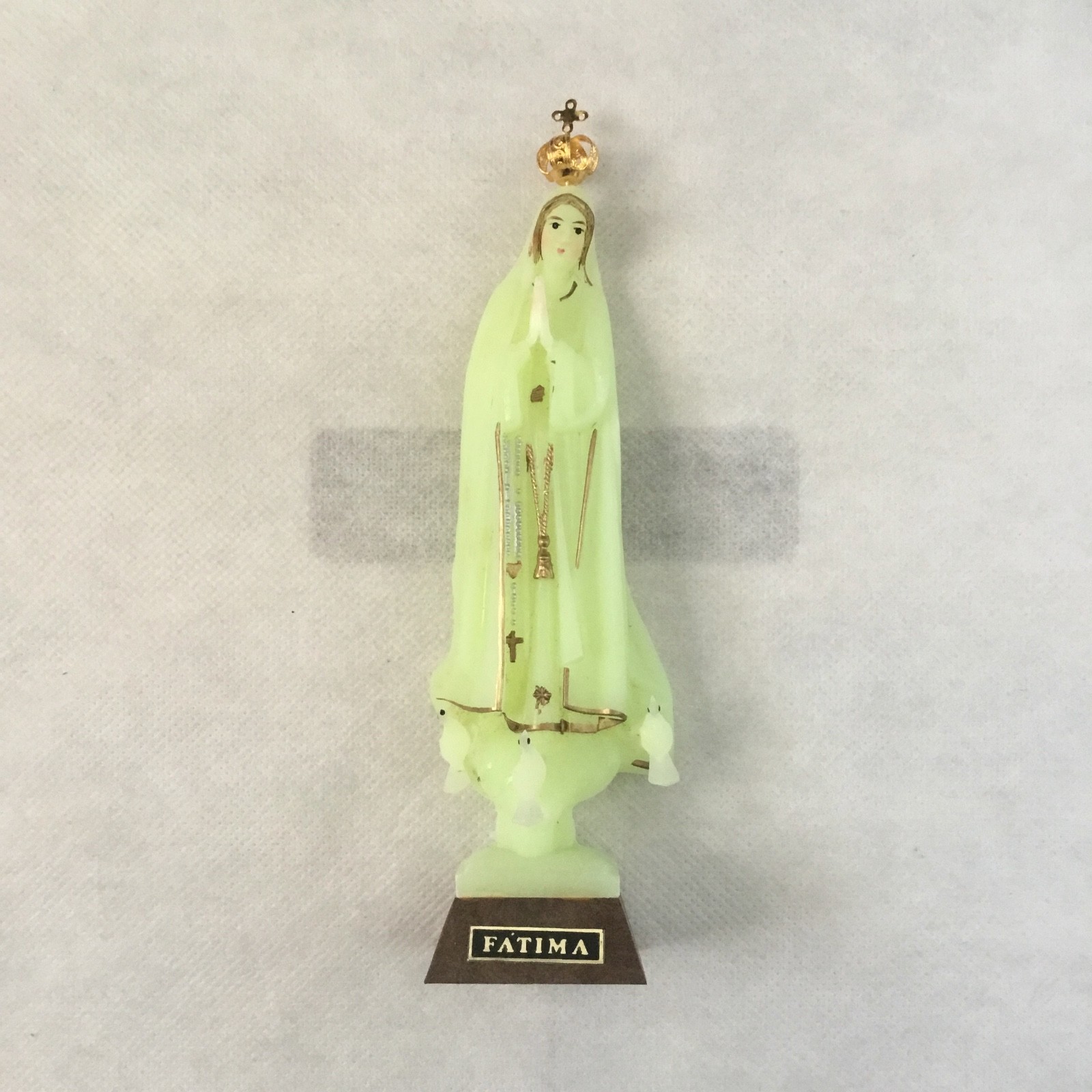 Our Lady of Fátima small statue. Glows in dark. | eBay
