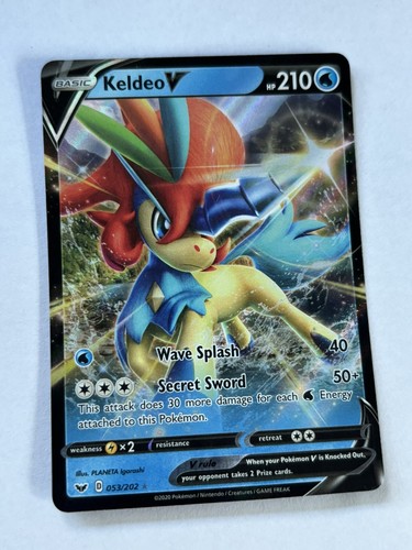 Keldeo V | Ultra Rare | SWSH - Base Set 053/202 | Pokemon NM/MINT | eBay