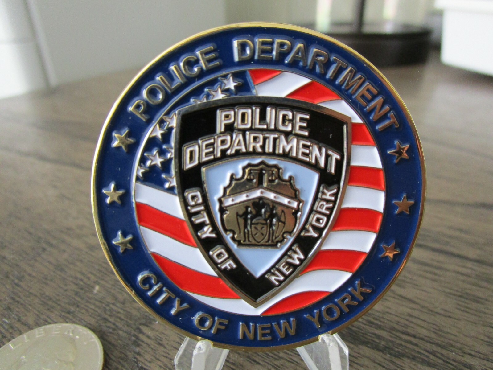 NYPD 66th Precinct Medal Day Challenge Coin #737G | eBay