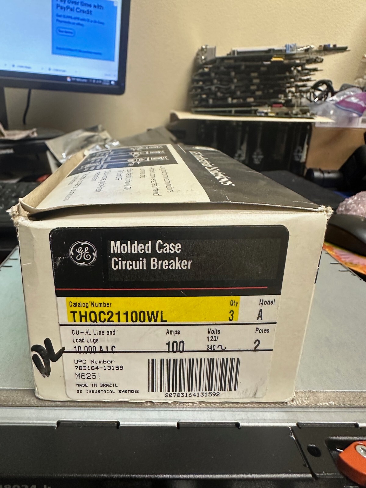 GE THQC21100WL Circuit Breaker for sale online | eBay