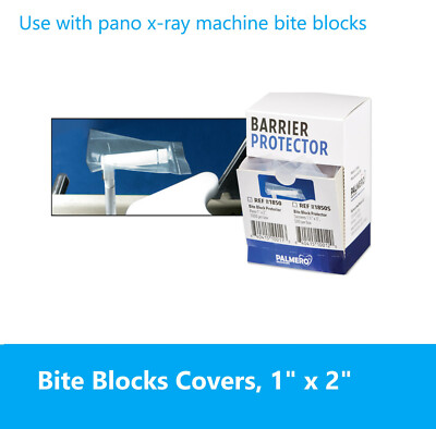 Palmero Bite Block Covers For Pano X-ray & Siemens machine, 1" x 2 ...