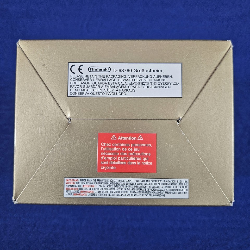 GBA SP CONSOLE Gold Limited Zelda Edition PAK MINISH CAP RARE Game Boy ...