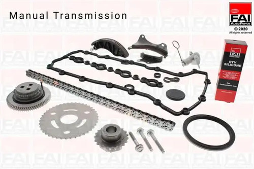 Timing chain kit Upper Simplex TCK321 FAI AutoParts for VAUXHALL OPEL ...