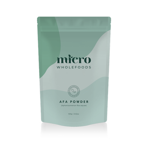 AFA Powder by Micro Wholefoods Certified Organic Aphanizomenon flos ...
