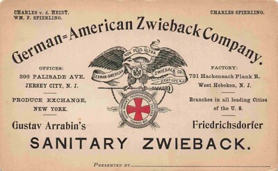 The German-American Zwieback Company, Jersey City, West Hoboken, New ...
