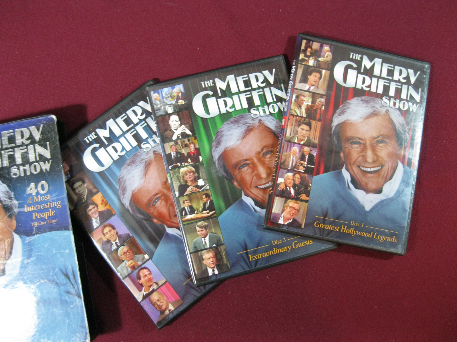 3-disc Merv Griffin Show - 40 of the Most Interesting People DVD Box ...