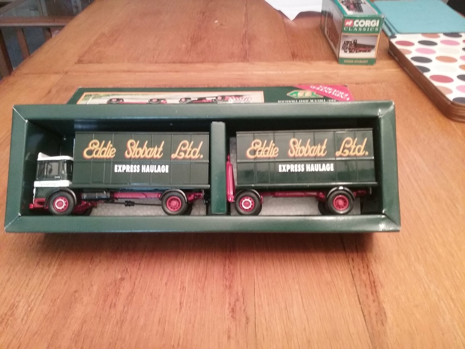 Corgi Classics 97369 1:50 AEC Truck & Trailer "Eddie Stobart" | eBay