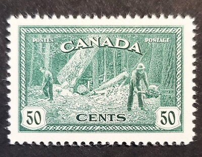 Canada Stamps Mint: #272 50c Logging VF Mint Hinged | eBay