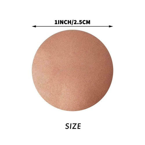 30 x Rose Gold Circle Scratch Off Sticker Label DIY For Your Own ...