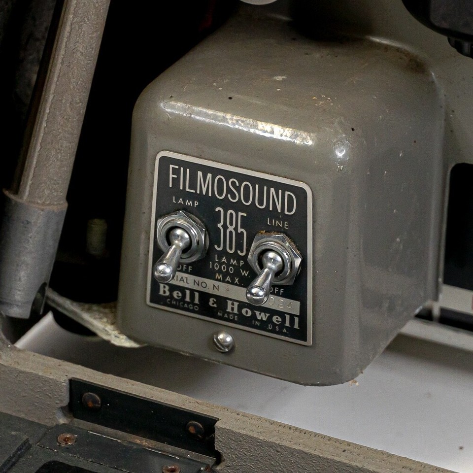 Late 50s Bell and Howell Model 385 Filmosound Projector *Guitar Amp ...