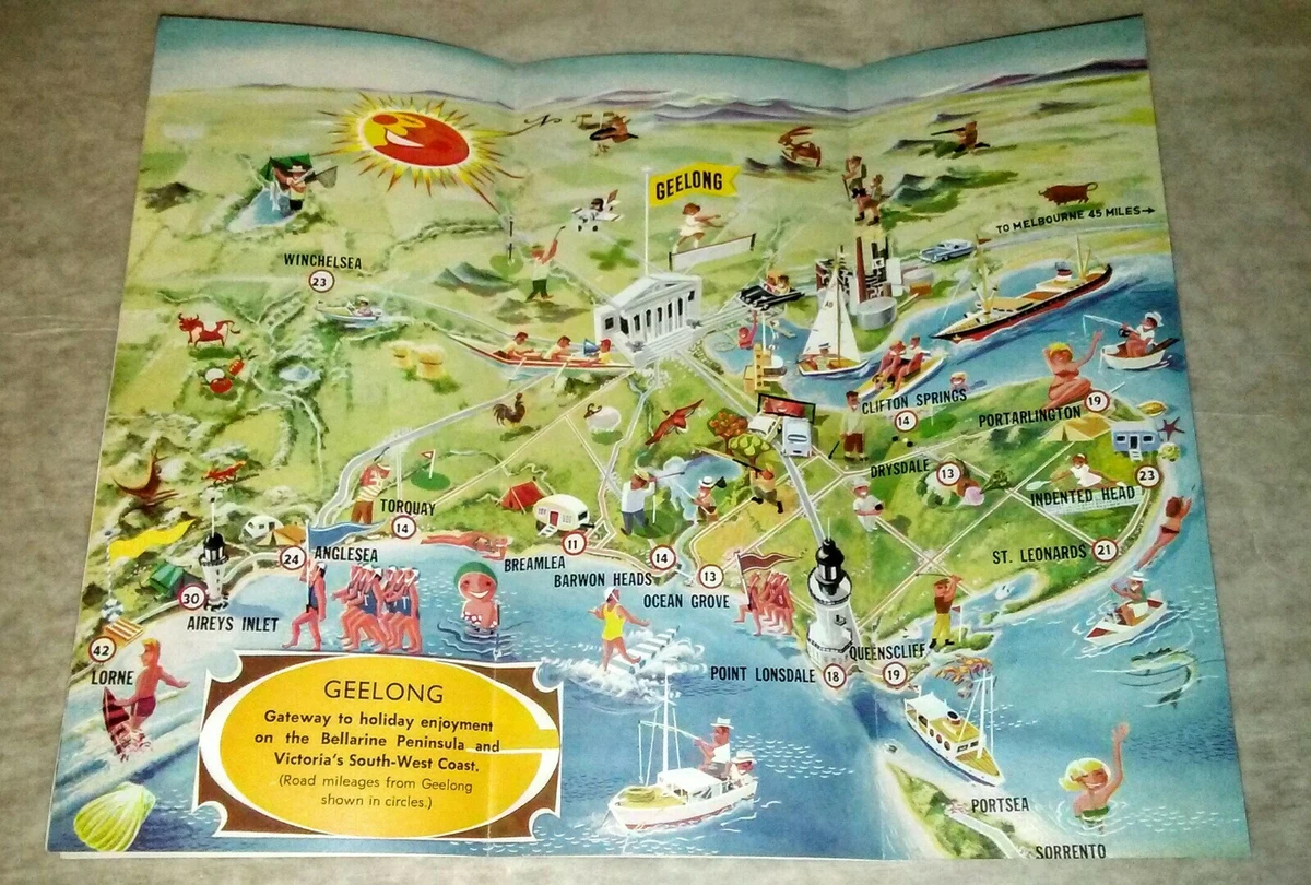 Victoria Tourist Map