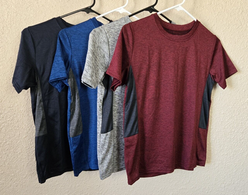 Real Essentials Boys 4 Pack Athletic T-Shirts Size Large New #1S7296 | eBay