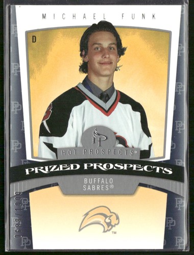 2006-07 Fleer Hot Prospects Michael Funk RC /1999 #149 Buffalo Sabres ...