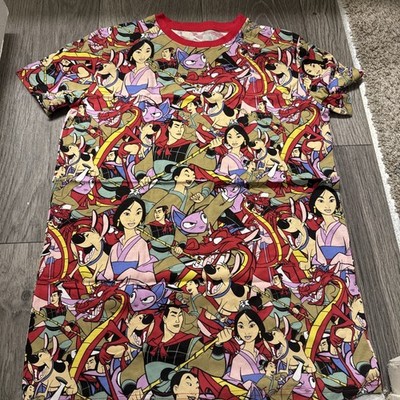 Cakeworthy Disney Mulan All Over Print T Shirt New Without Tags Size ...