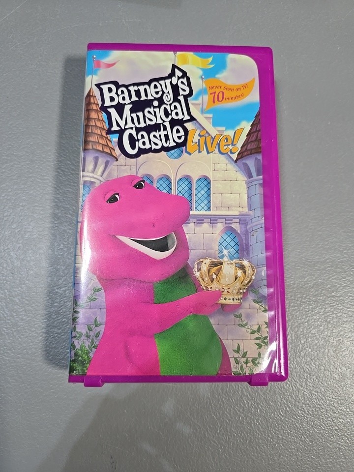 Barney's Musical Castle: Live! VHS 2001 Never Seen On TV Kids Sing ...