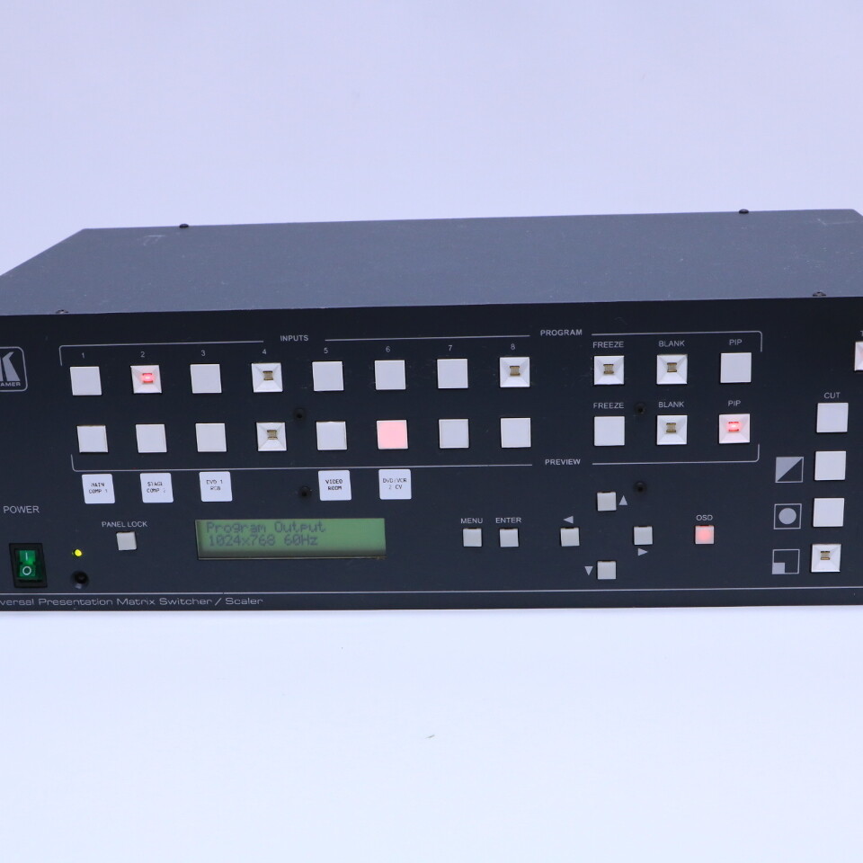 KRAMER VP-727 UNIVERSAL PRESENTATION MATRIX SWITCHER SCALER P/N 00-VP ...