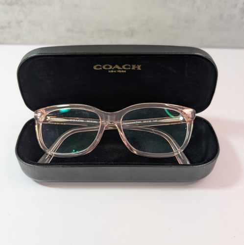 Coach Eyeglasses HC6139U 5556 Transparent Pink 53-15 140 mm & Case | eBay
